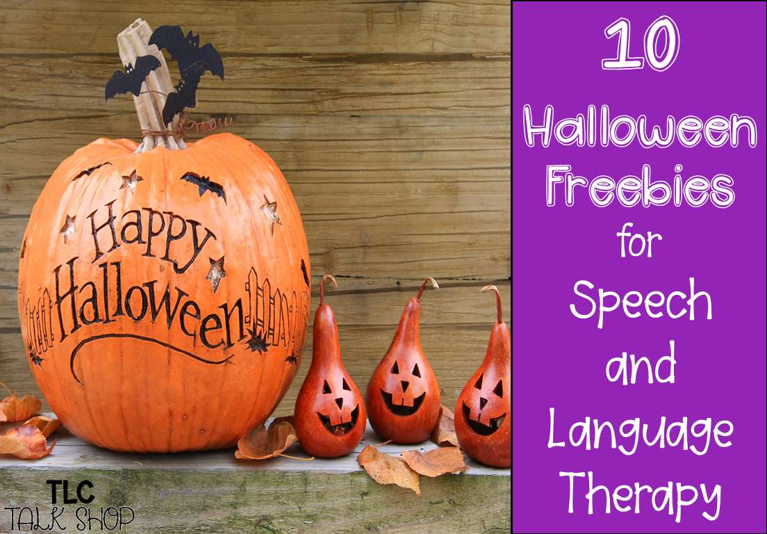 10 Halloween Freebies for Speech and Language Therapy - TLC Talk Speech ...