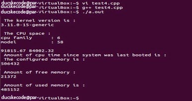 CskeCode: 2.A PROGRAM to report behaviour of Linux kernel including ...