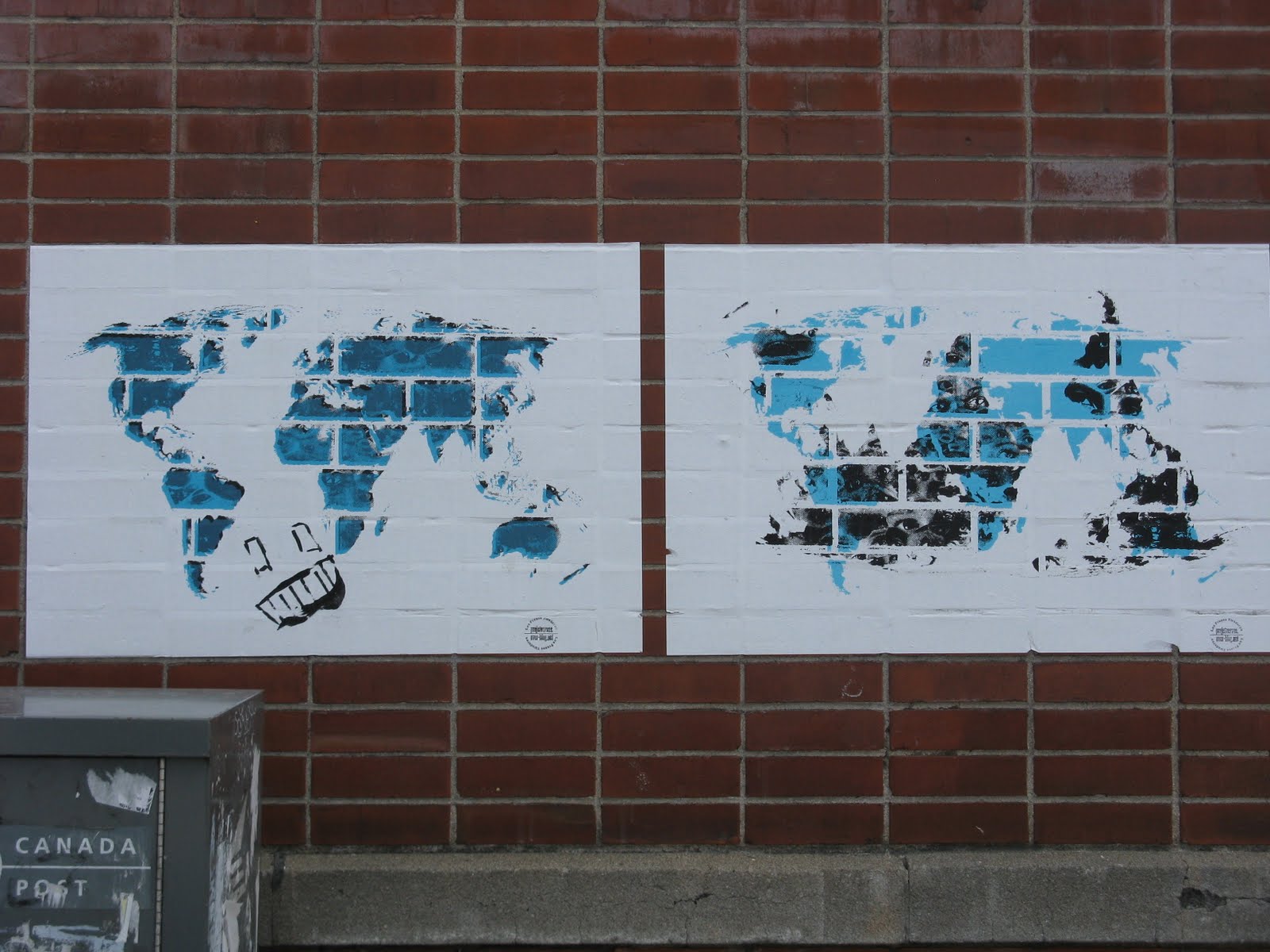 MapsMontreal © GWILYM LUCAS EADES: Map 39 Graffiti World Maps at Jean ...