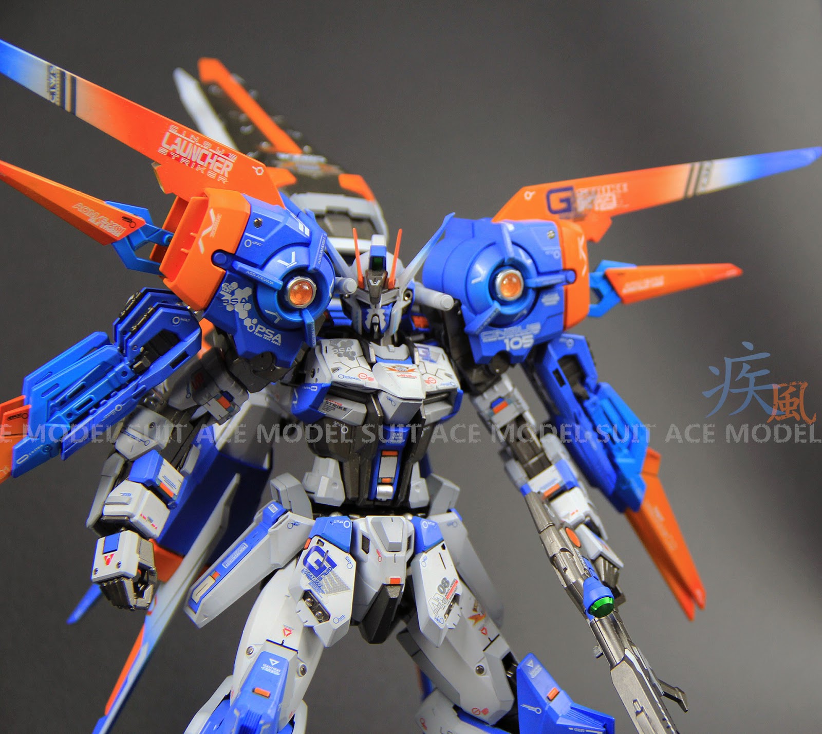 GUNDAM GUY: 1/100 Gale Strike Gundam - Painted Build