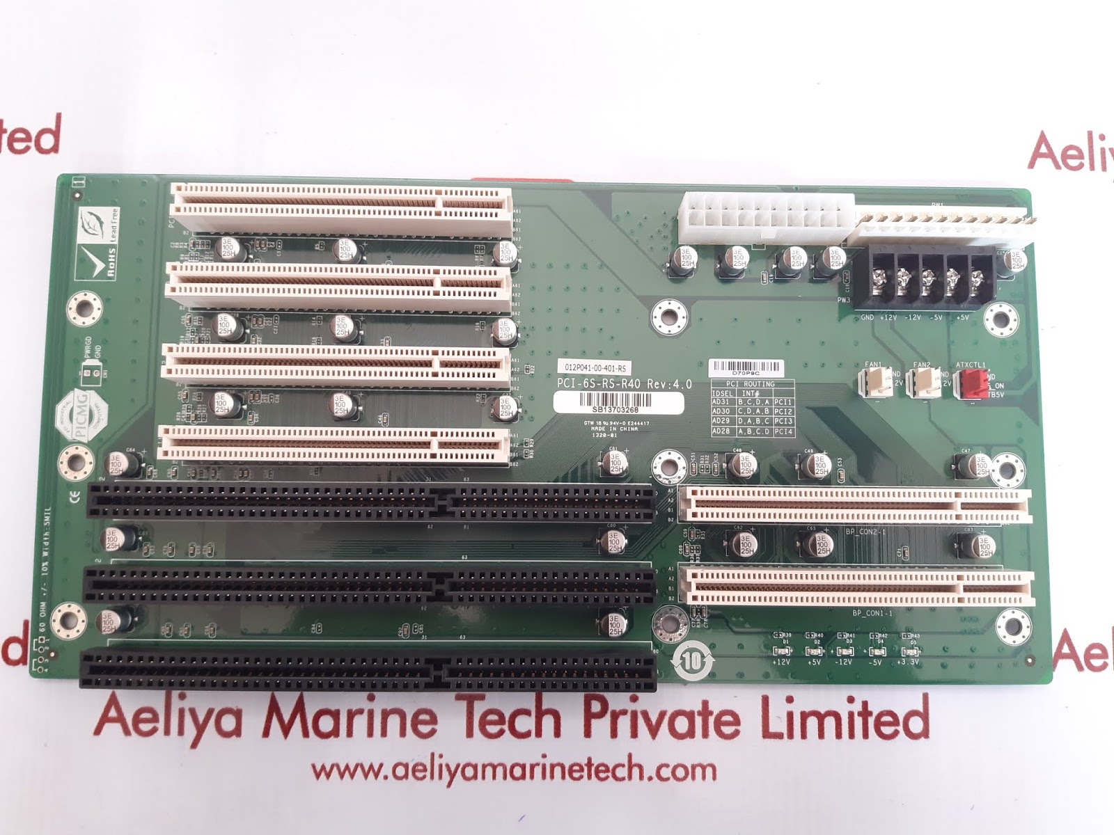 PCI PICMG PCI-6S-RS-R40 BACK PALNE - Aeliya Marine