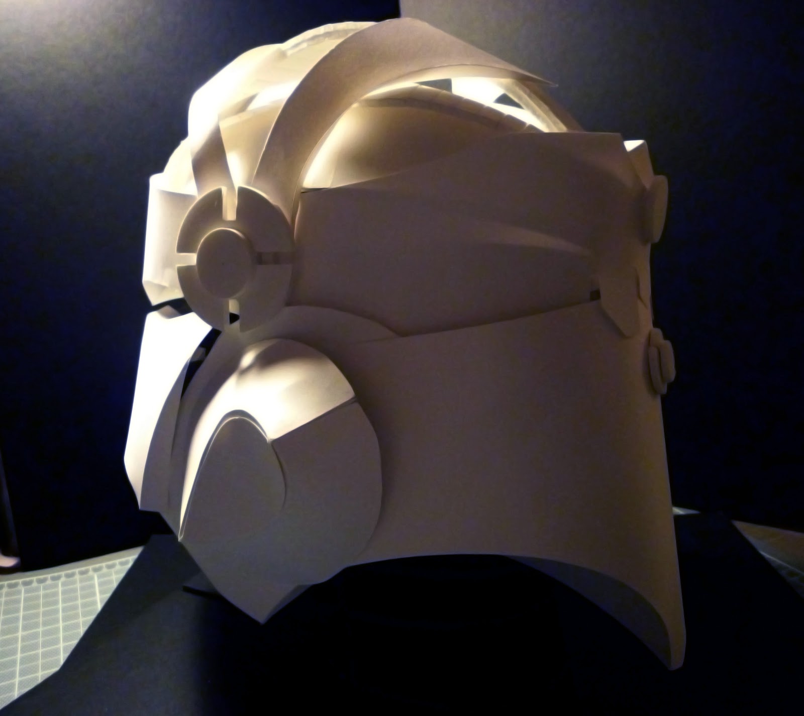 Gina Chang: my paper helmet!!