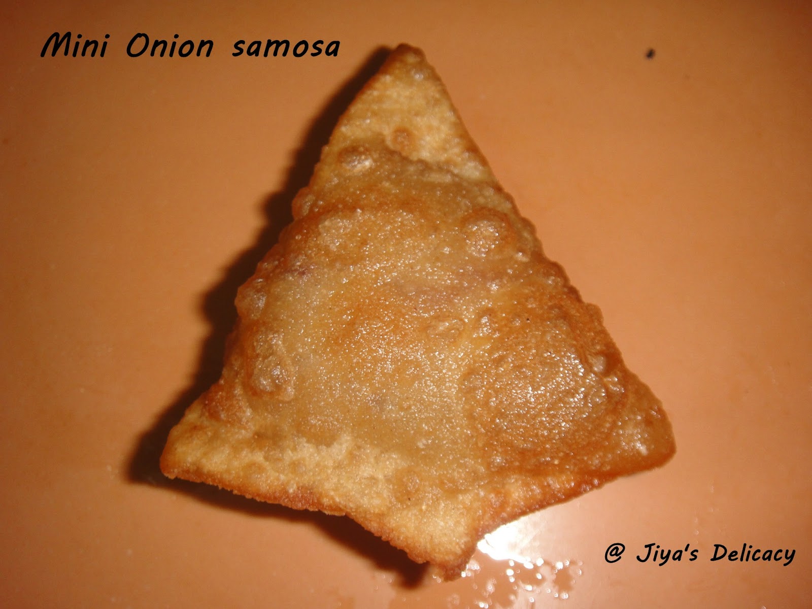 Jiya's Delicacy: Mini Onion samosa