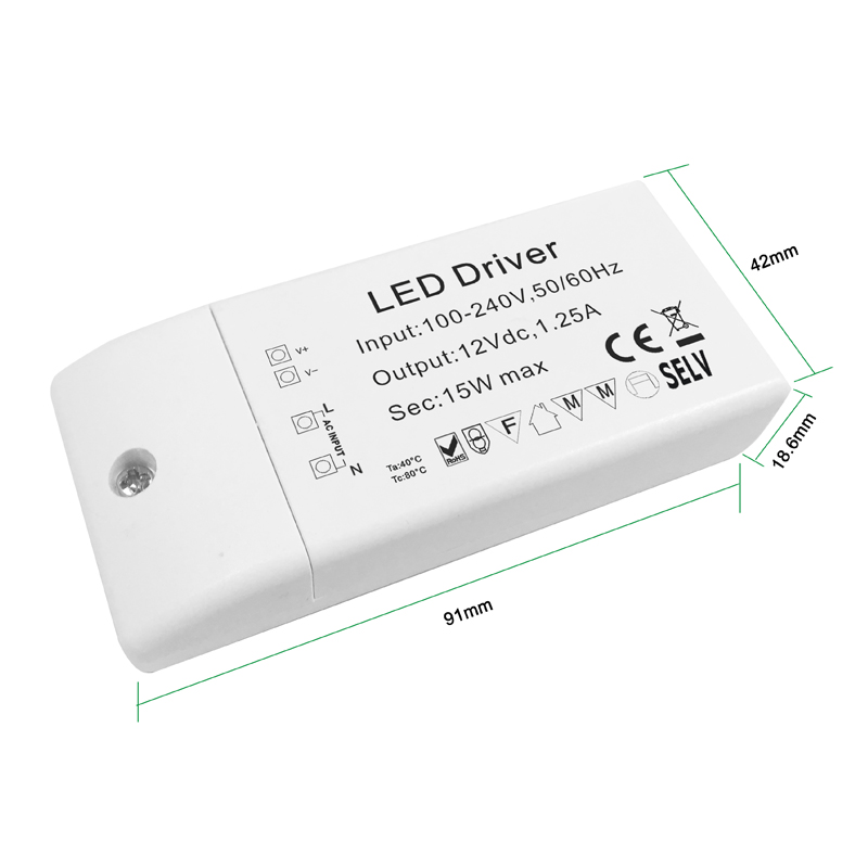 24v 15W mini LED driver china LED driver for sale