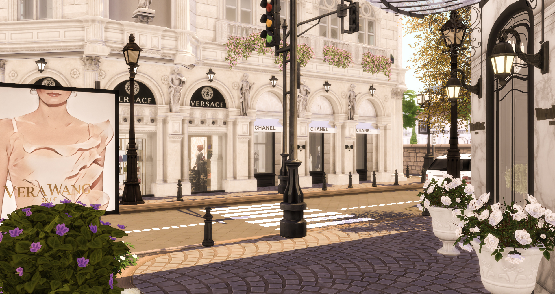 Sims 4 | June: Paris City Build 模擬市民 4 巴黎市區與CC組下載 [Ruby Red Sims]