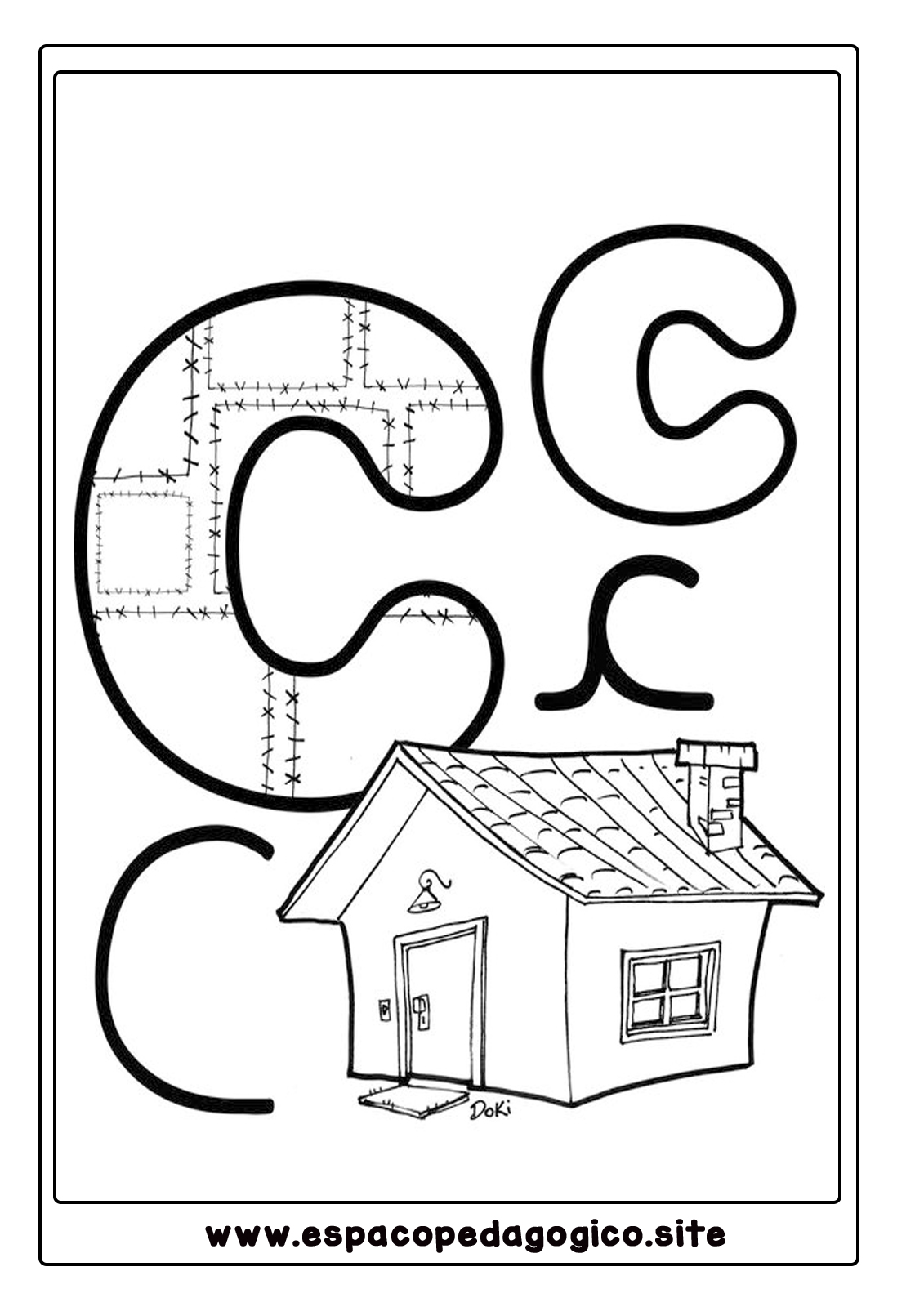 LINDO ALFABETO ILUSTRADO PARA COLORIR, PINTAR, IMPRIMIR!-ESPAÇO PEDAGÓGICO