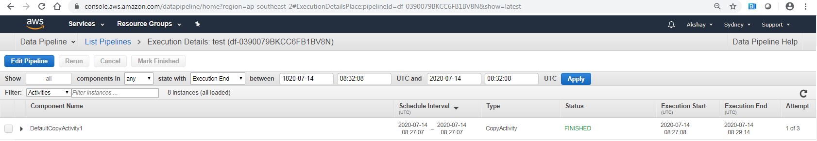 Load Records From Csv File In S3 File To Rds Mysql Database Using Aws Data Pipeline