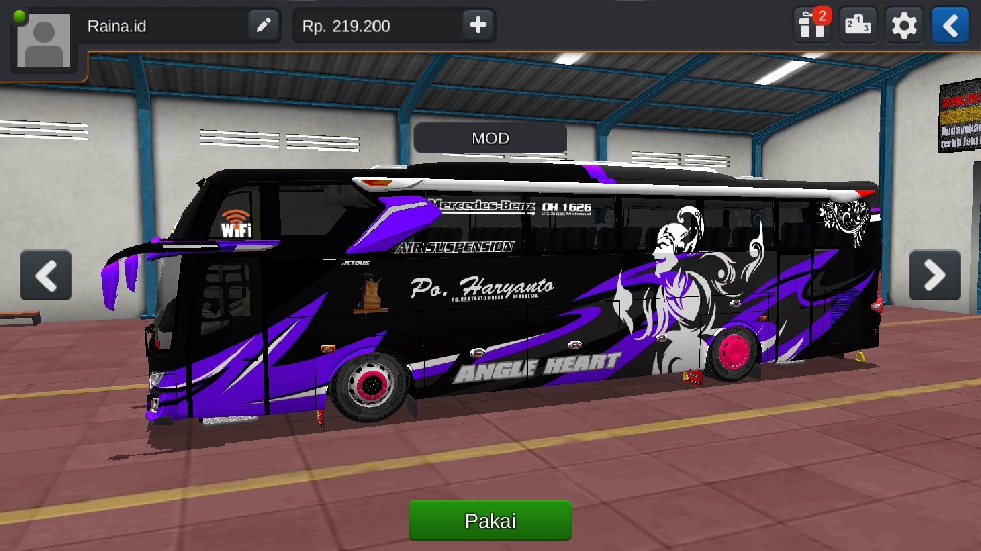 7 Mod BUSSID Spesial PO Haryanto Full Strobo & Animasi - Raina.id