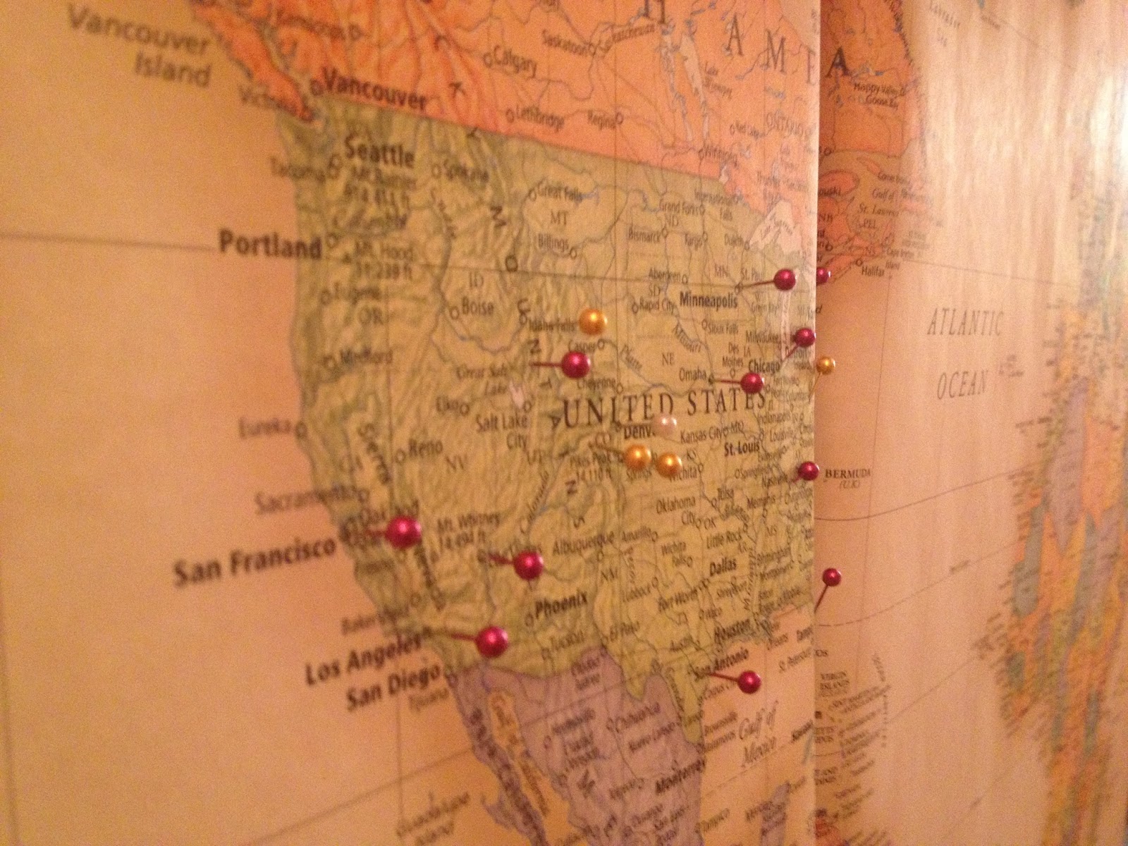 All My Great Ideas Are Really From Pinterest: Wall Art: Canvas Maps