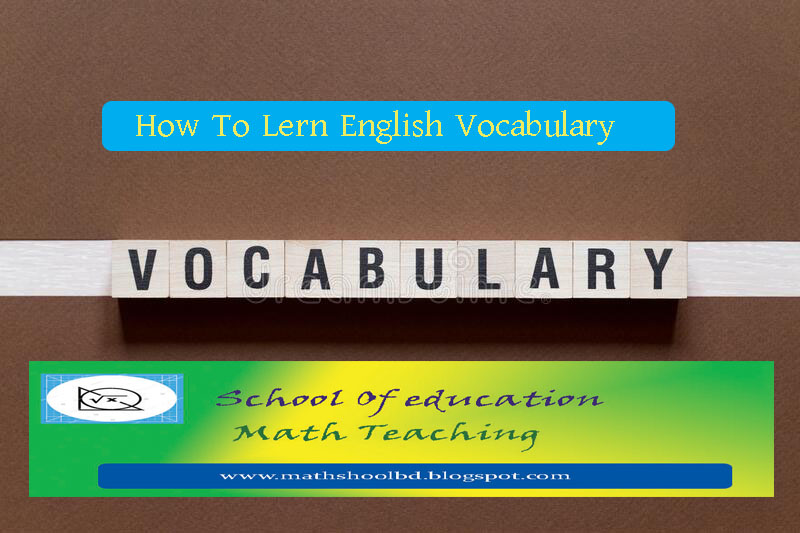 School of Education: How To learn English Vocabulary Bangla, Hindi ... School of Education: How To learn English Vocabulary Bangla, Hindi ...