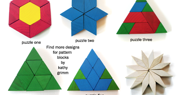 Answers for the geometric puzzle shapes... | Thrifty Scissors