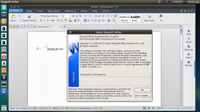 El Blog de Asturel: Kingsoft Office, alternativa a libreoffice