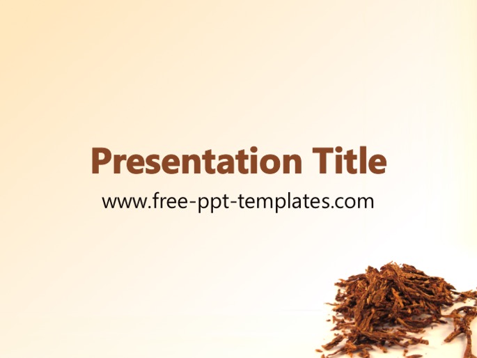 Tobacco PPT Template - GraphicXtreme Tobacco PPT Template - GraphicXtreme