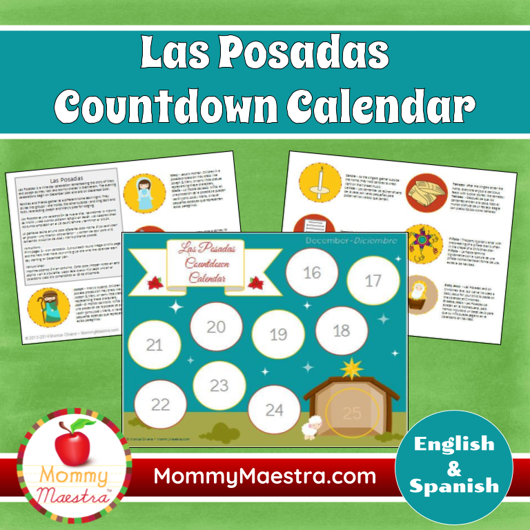 Mommy Maestra: Free Las Posadas Word Search