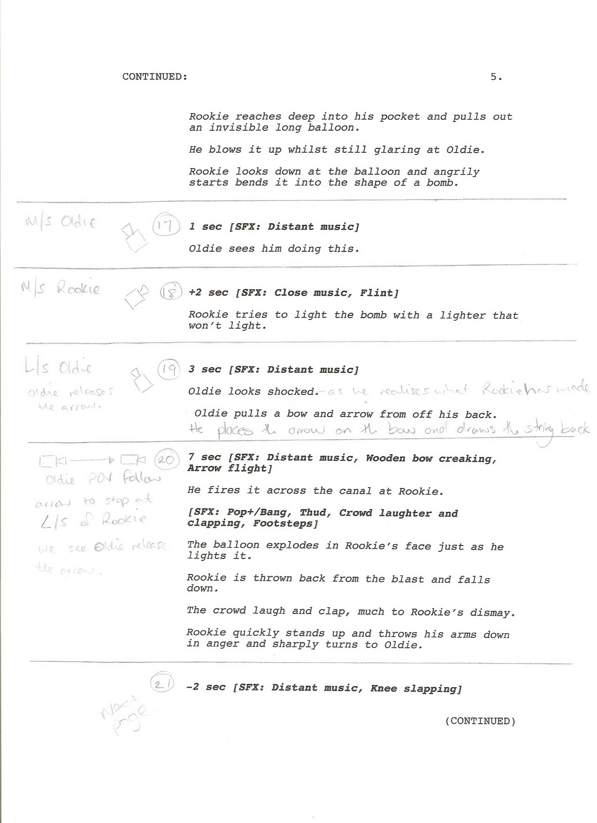 Ratworks-R: Shooting Script Finalised - 25.10.11