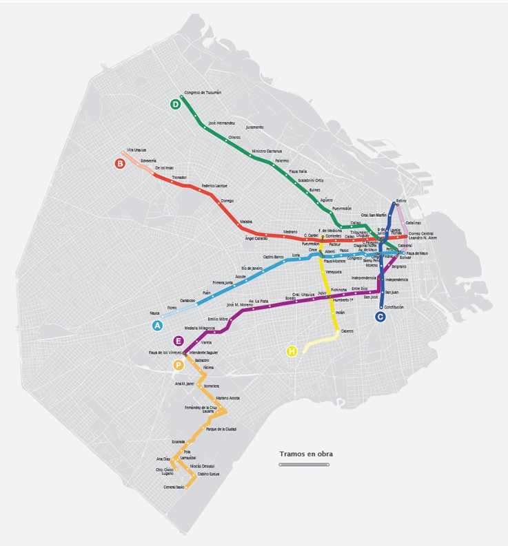 Desarrollo y Defensa: Subte: Arrancan los trabajos en dos nuevos tramos ...