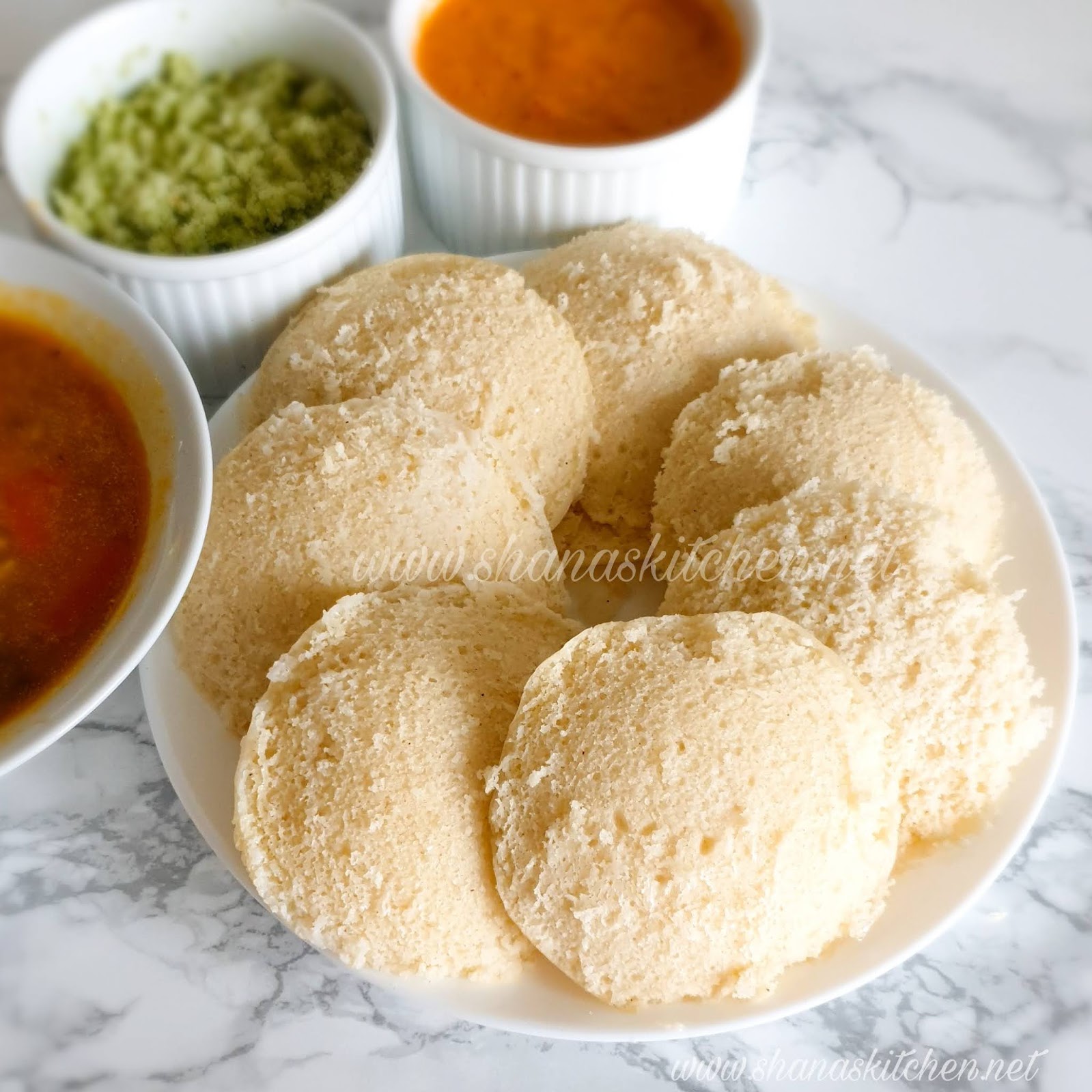 Kushboo Idli (Spongy Idli) - Shana's Kitchen