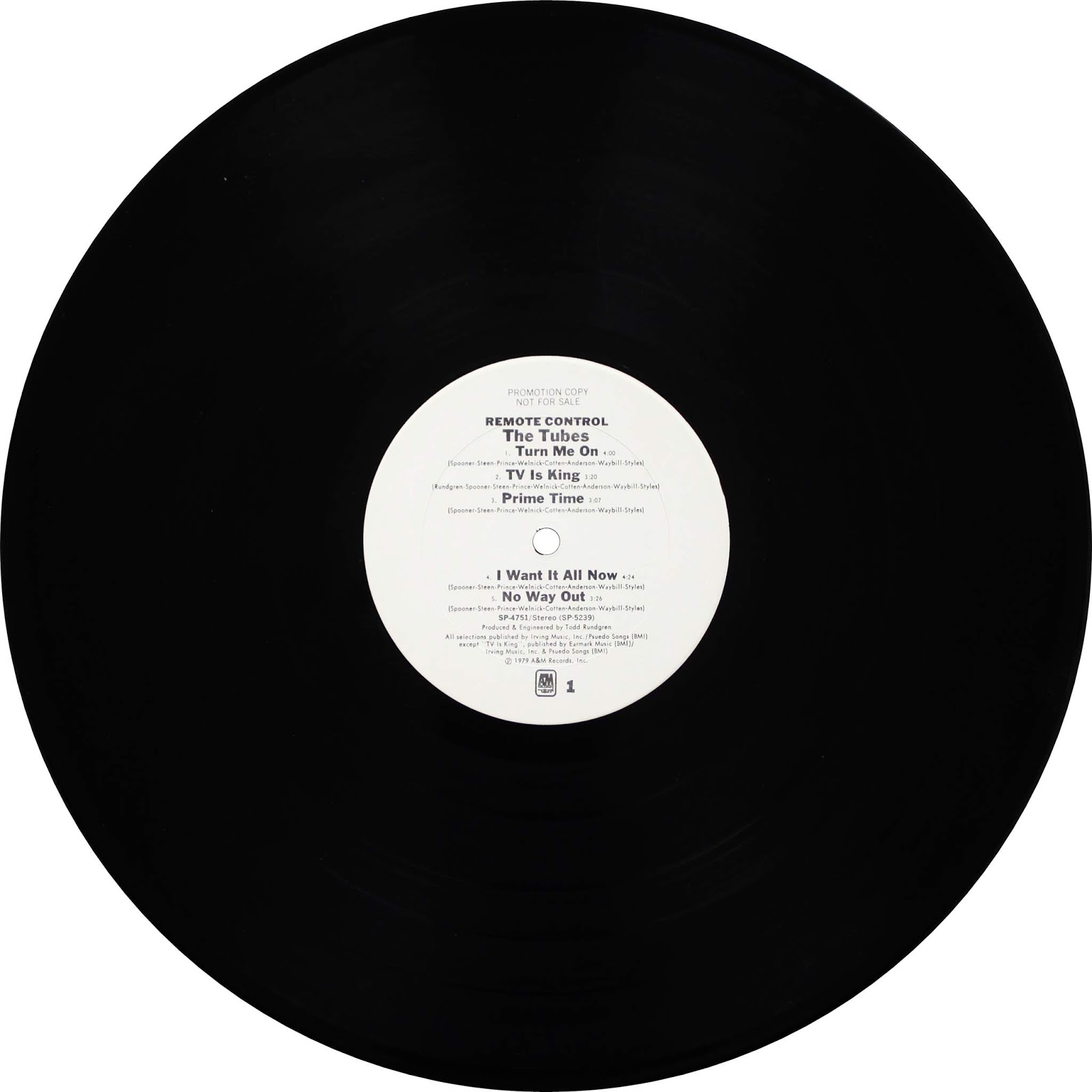 1979 Remote Control - The Tubes - Rockronología