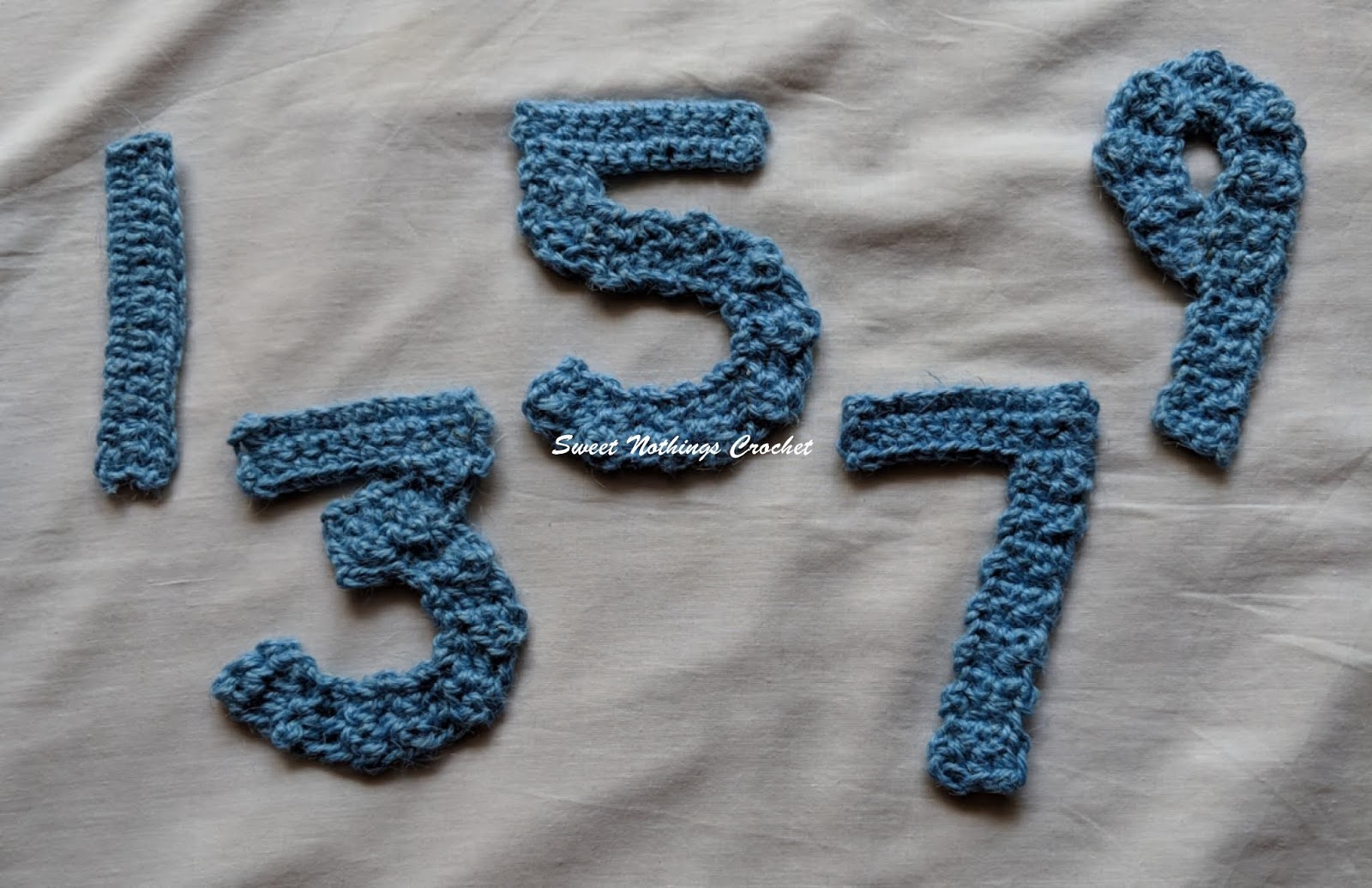 Sweet Nothings Crochet: CROCHET NUMBERS
