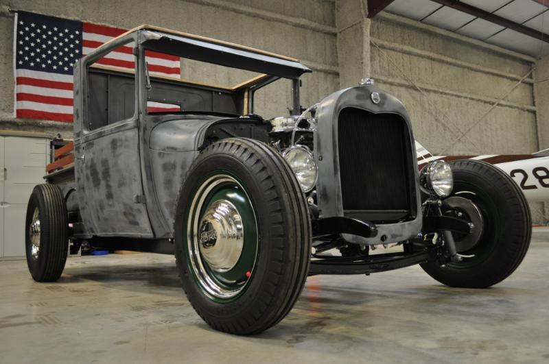 VAPHEAD: Compare, stock Model A , swept front chassis