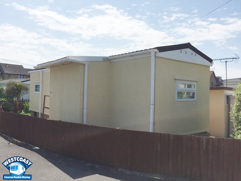 external vinyl cladding for a park home and static caravan