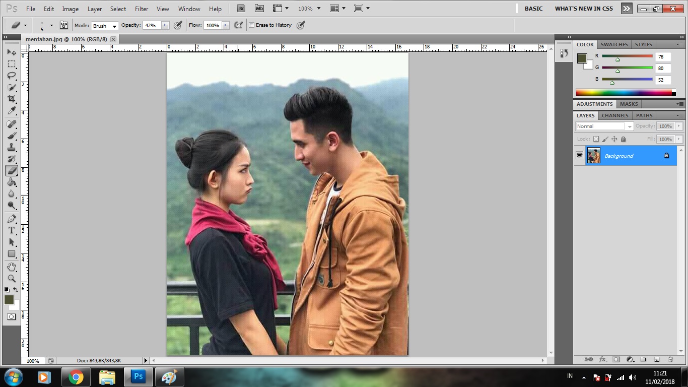 ardi_Blogger: Cara menggunakan Clone Stamp menggunakan Adobe Photoshop CS 5