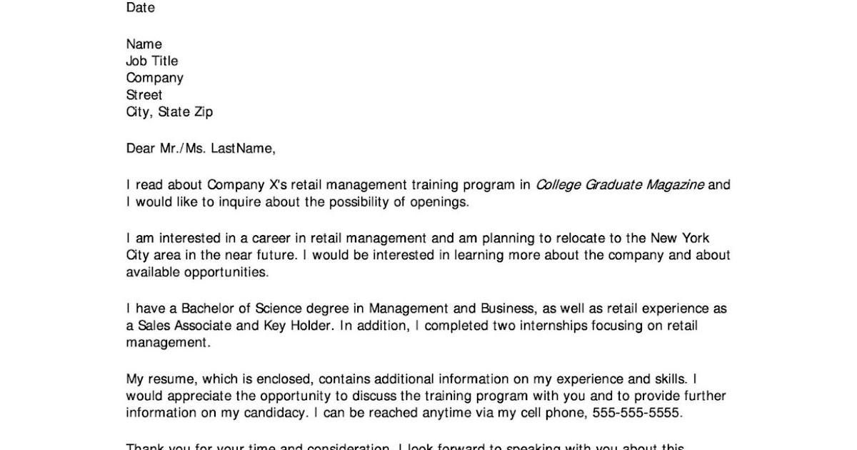 Letter Of Job Interest ~ Thankyou Letter