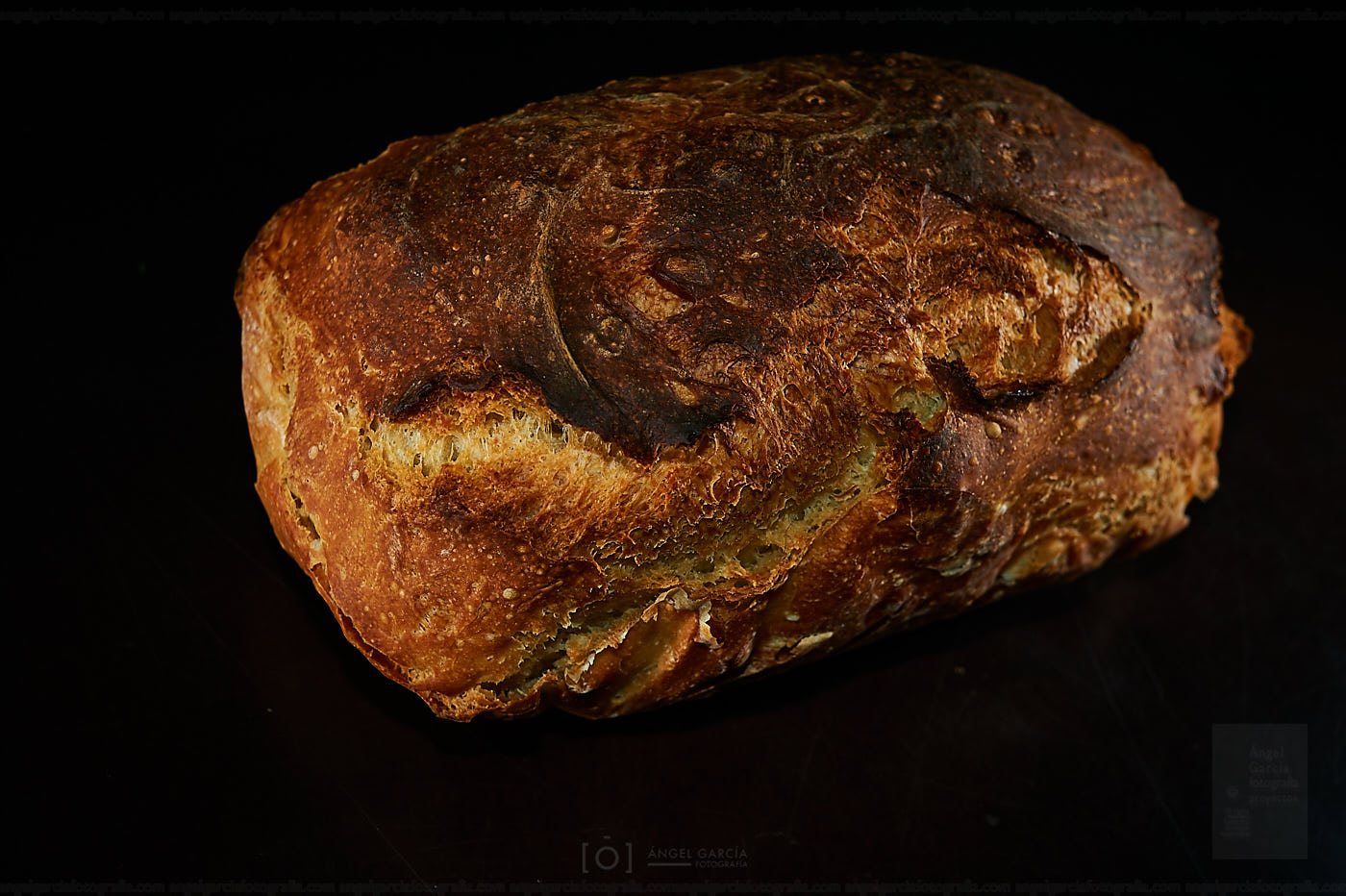 Pan rústico al estilo Jeffrey Hamelman, por Rosa y Diego