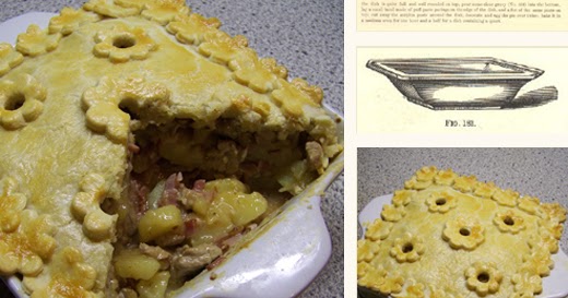 Veal Pie à la Dickens nach Charles Ranhofer, New York 1894