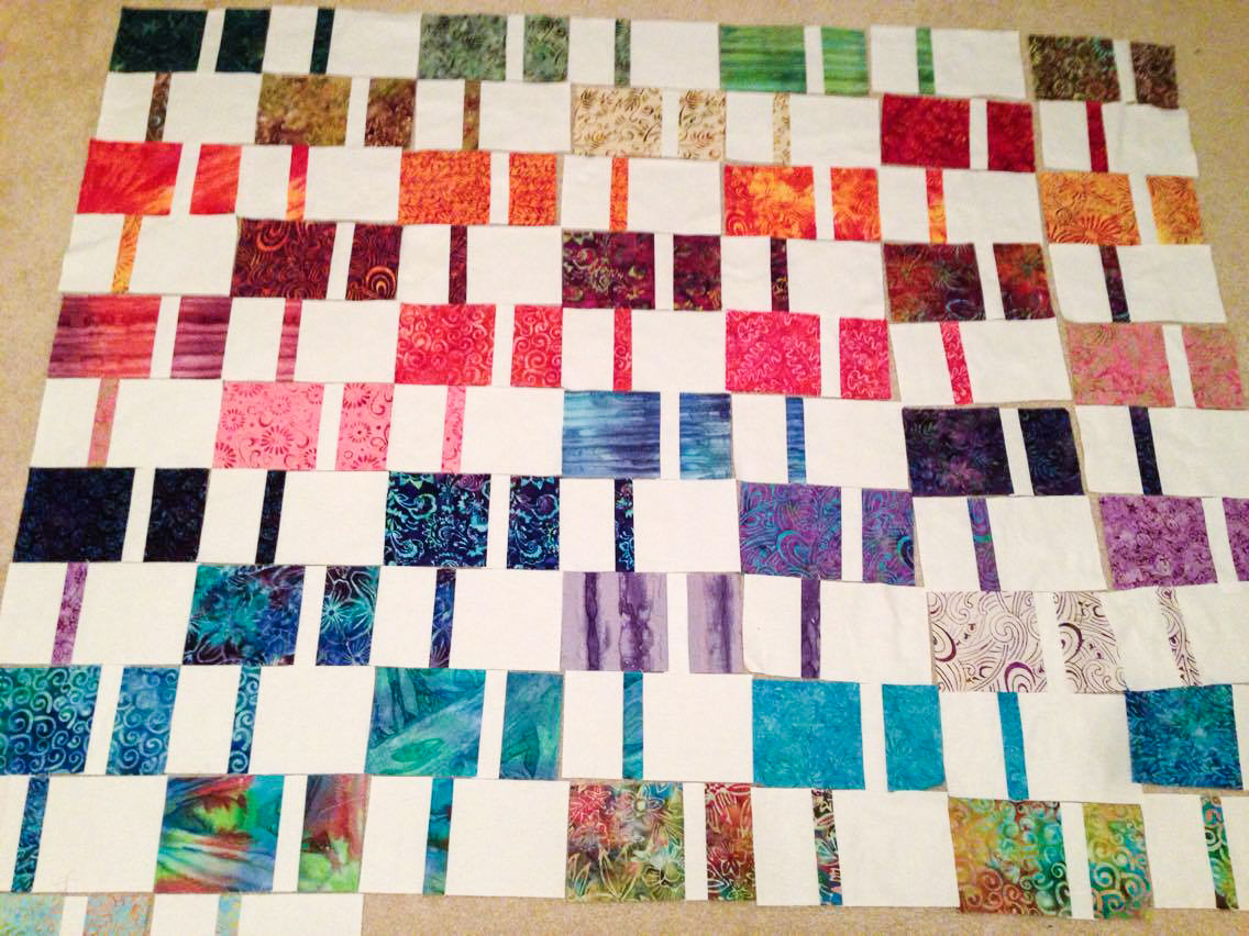 QuiltsByDeda: Bricks quilt Tutorial
