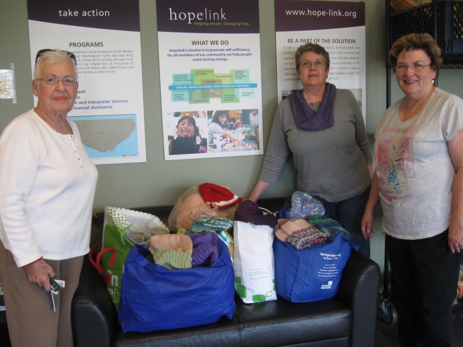 Shoreline Area News: Shoreline and LFP knitters deliver 200 hats for ...