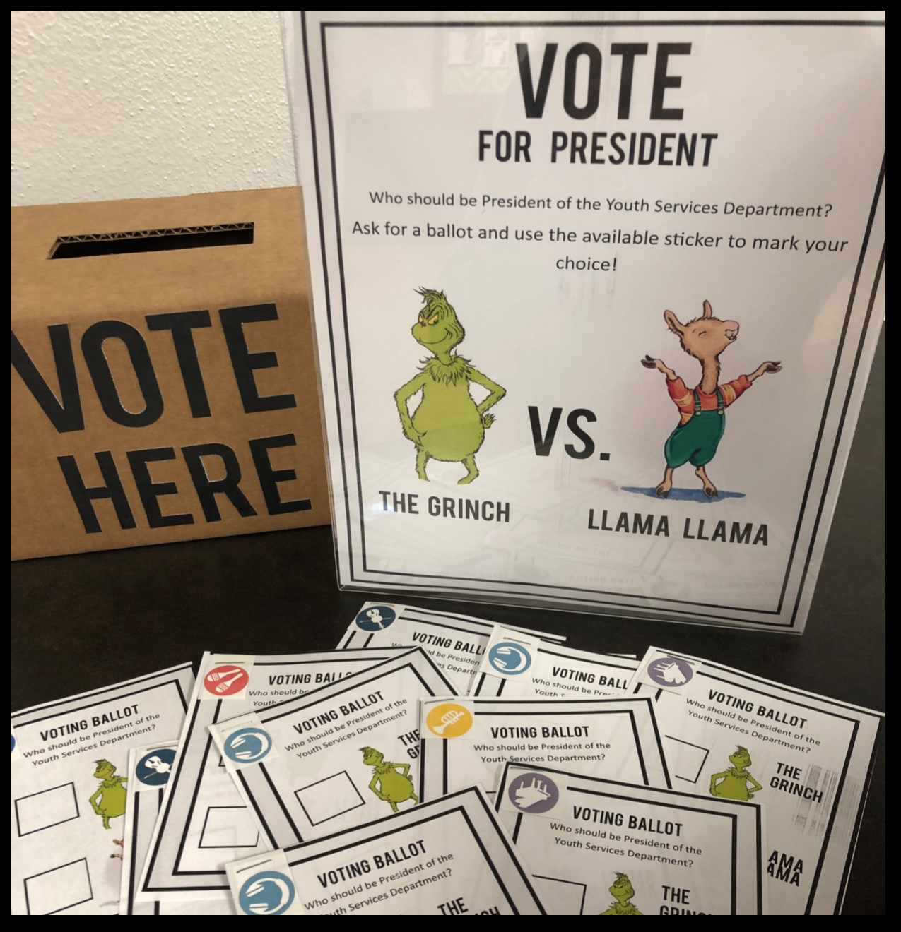 Voting @ the Library for kids - The Learning Curve