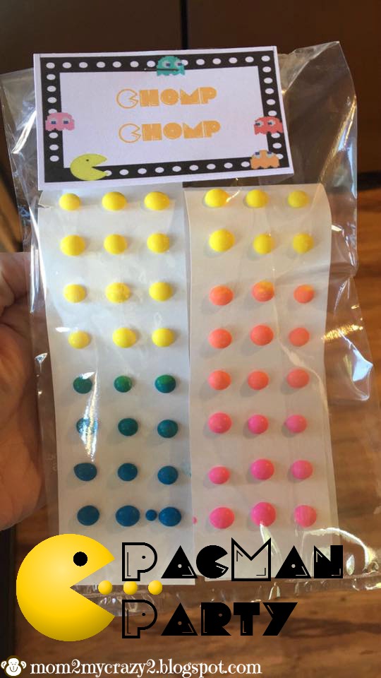 Running away? I'll help you pack.: PacMan Party .. Inside the Goody Bag ...