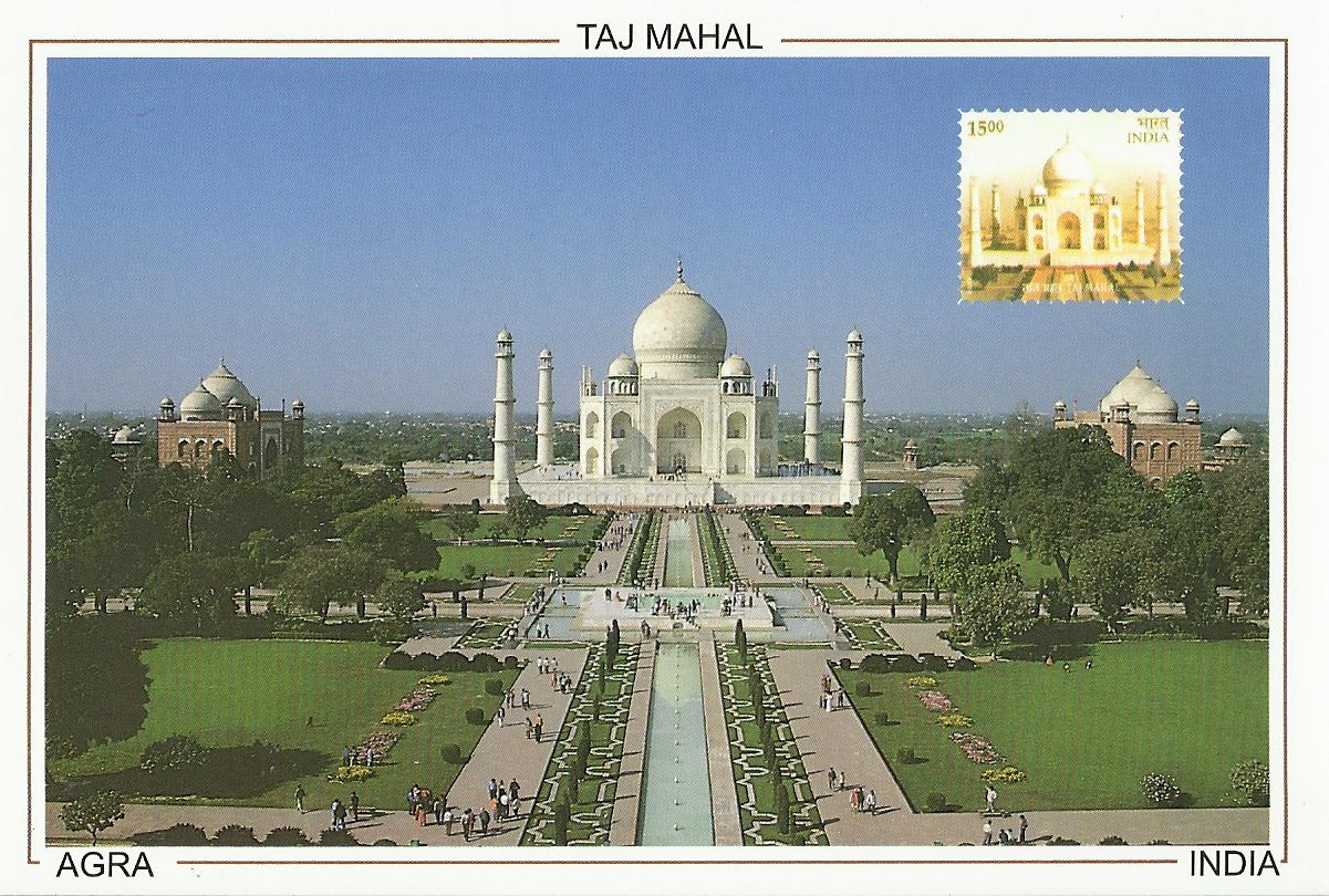 Heritage of India: Set of 9 Taj Mahal Greeting Cards issued by Agra ...