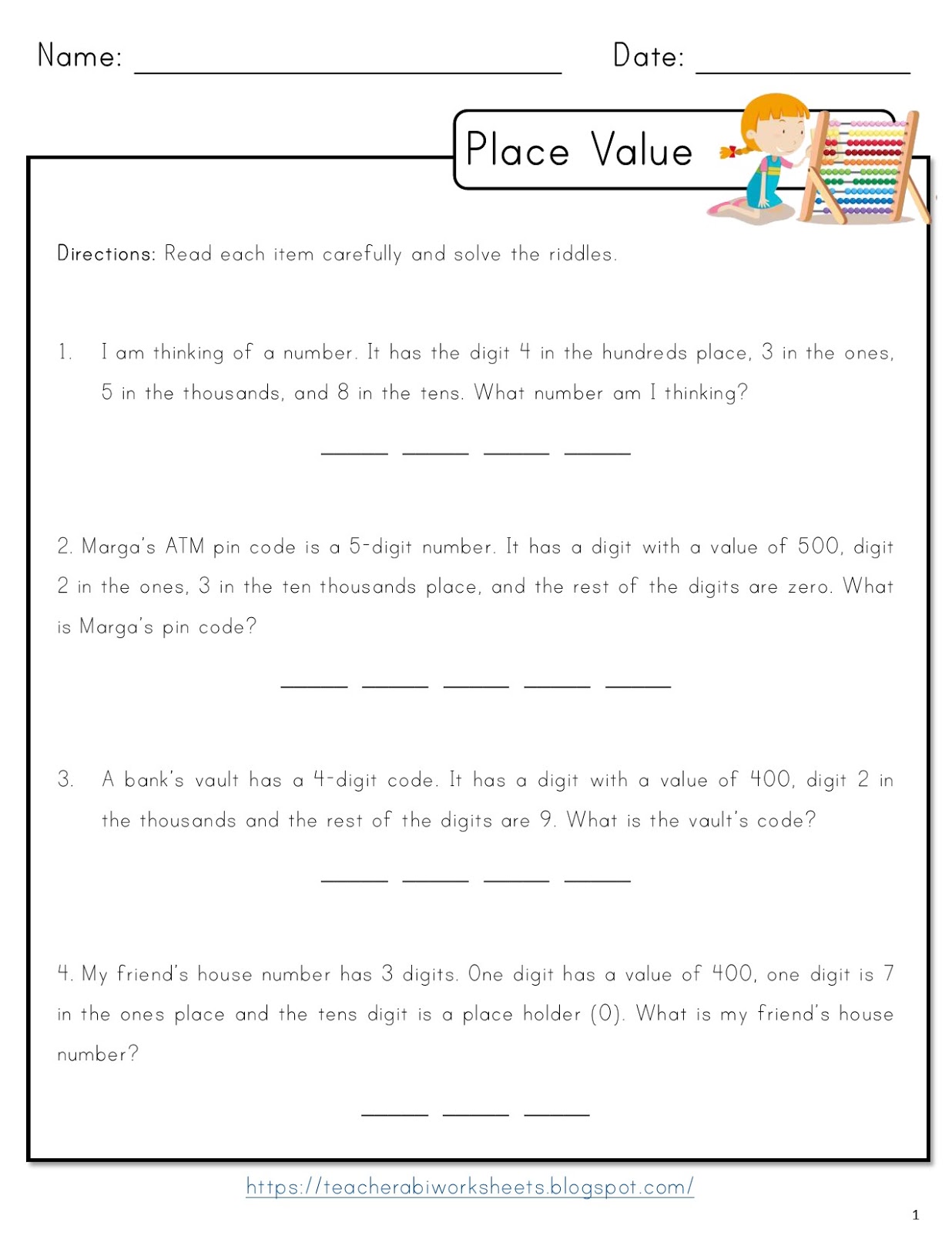 Worksheet Dump - March 17