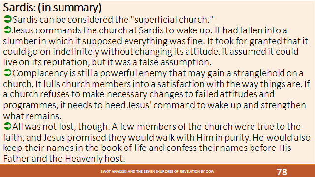 teach7g-education@CORNERSTONE MINISTRIES: SWOT ANALYSIS: and the Seven ...