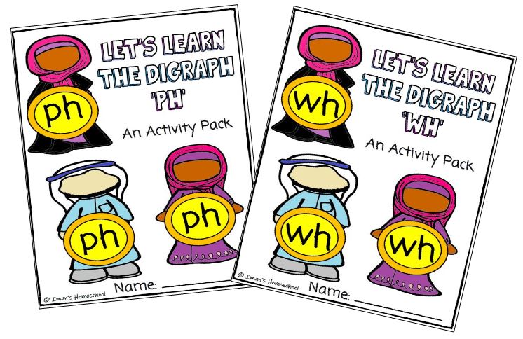 Iman's Homeschool ~ The Curriculum: Words with PH and WH