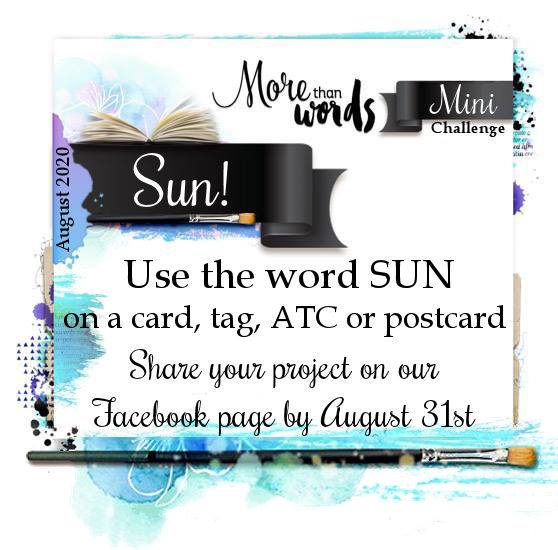 Quilled Sun Artist Trading Card - More Than Words Challenges