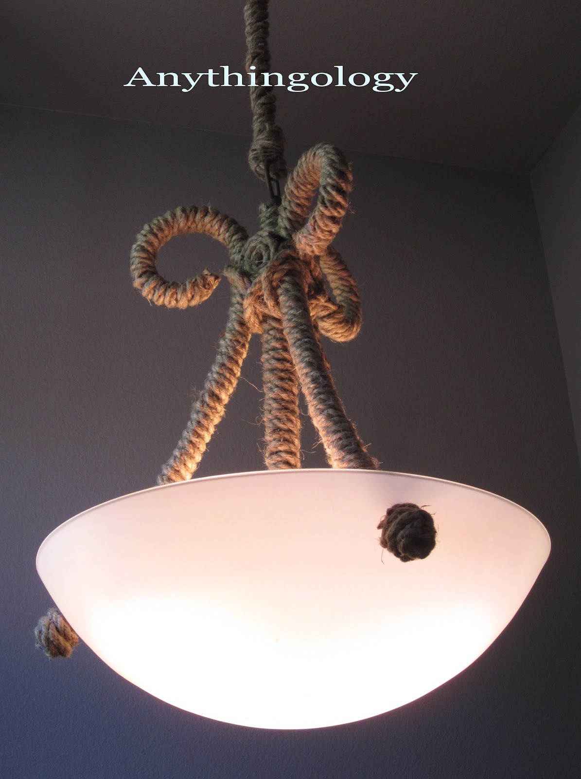 Anythingology: $4 Jute Light