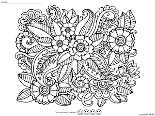 Calming Coloring Pages for Students & Adults | Mindful PE Teacher