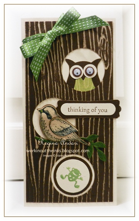 WORKIN' OUT THE INKS: MY TREE TRUNK CREATION FOR "CREATING PRETTY CARDS ...