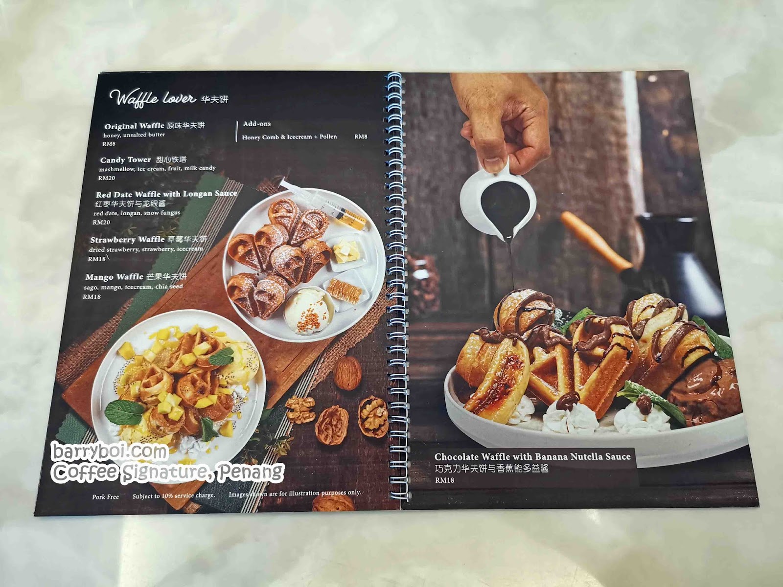 Coffee, Food and More at Coffee Signature, Penang.