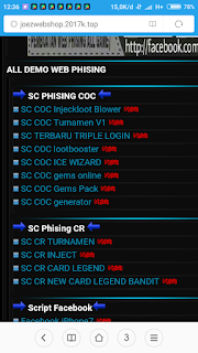 script demo web shop phising terbaru 2017 | DANSPEDIA - DansPedia