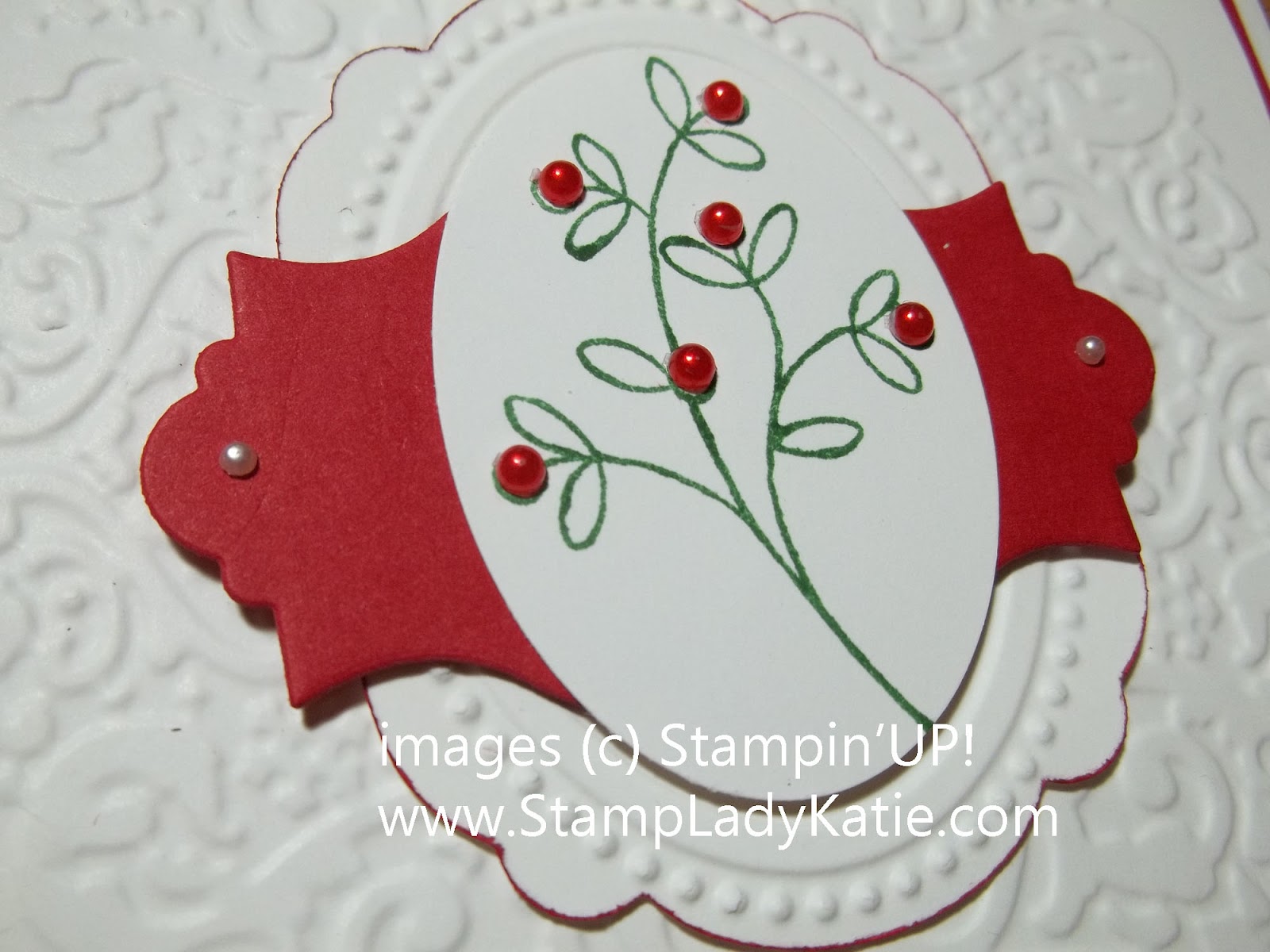 StampLadyKatie.com: Easy Holiday Card with Easy Events