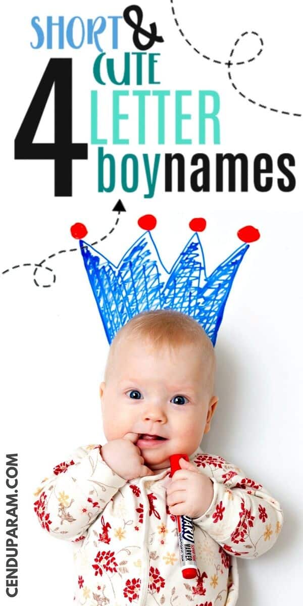 Four Letter Boy Names ~ Thankyou Letter