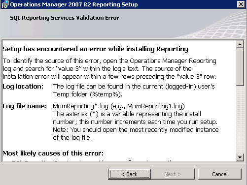 Kevin Greene IT Blog: Notes from the Field: Installing SCOM 2007 R2 ...