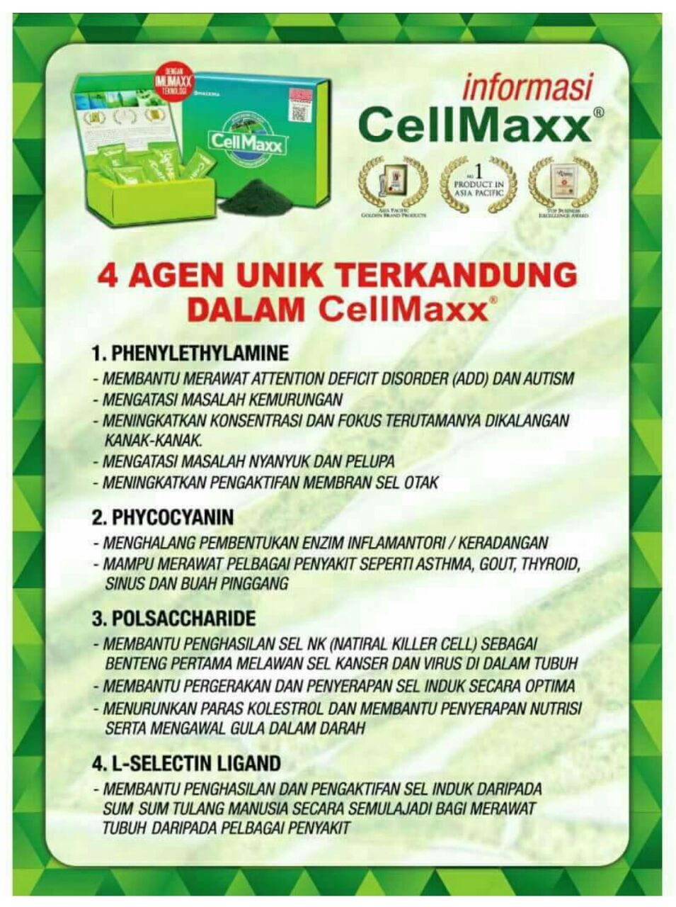 Cellmaxx Malaysia: Cellmaxx Produk Penjanaan Semula Sel Stem, Pengedar ...