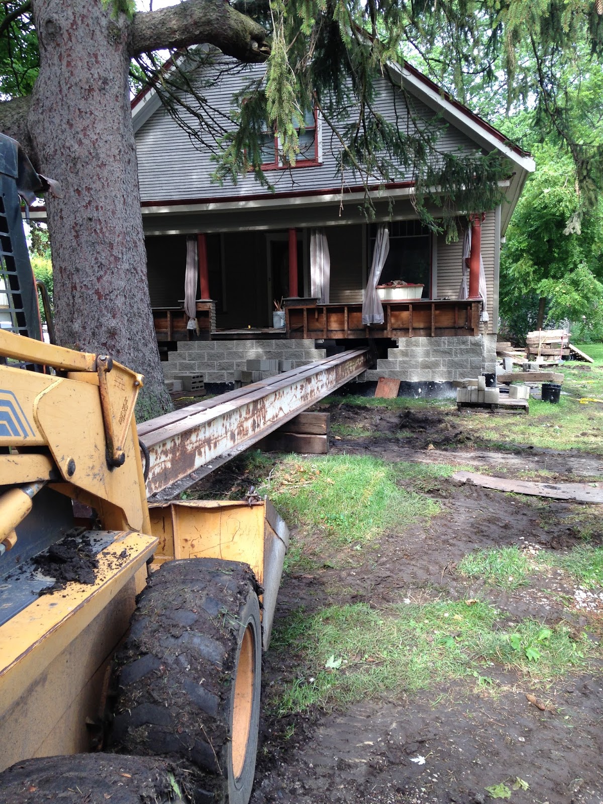 Moving To 501: Pulling the Beams and Setting the House Down