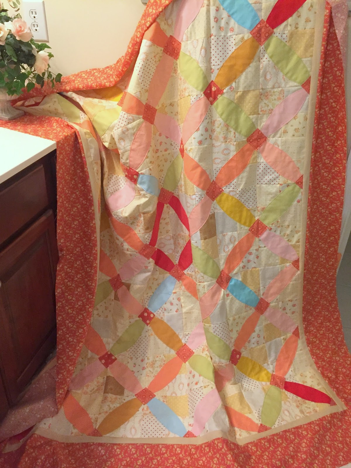 Susie's Sunroom: Finished Ribbons Quilt