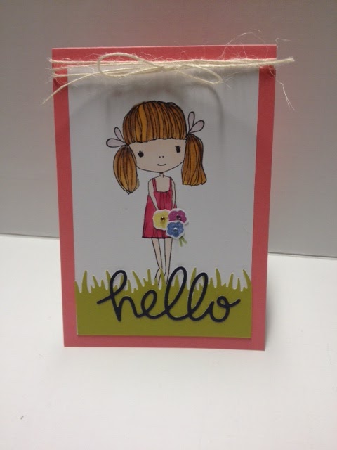 Laura's Card Corner: hello girlfriend!